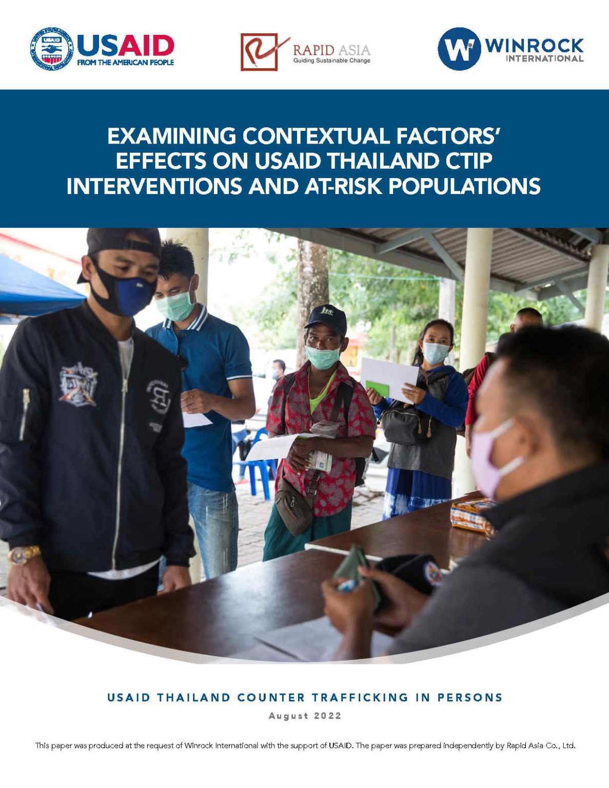 Examining Contextual Factors Effects on USAID Thailand CTIP ...